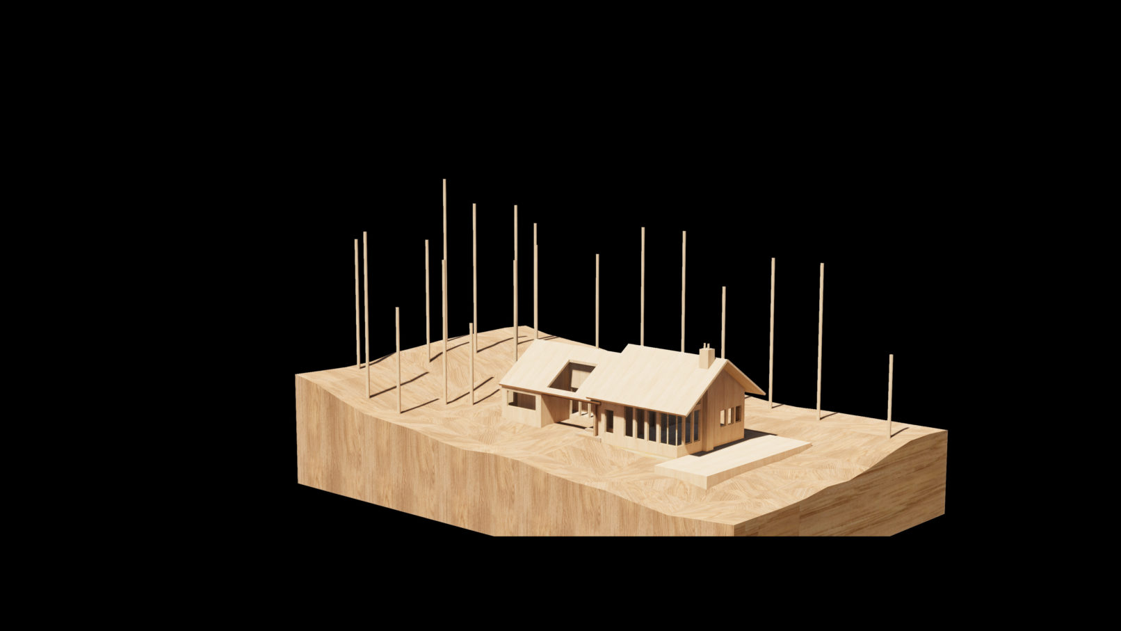 House with Two Wings > - ALTFORMA Architecture