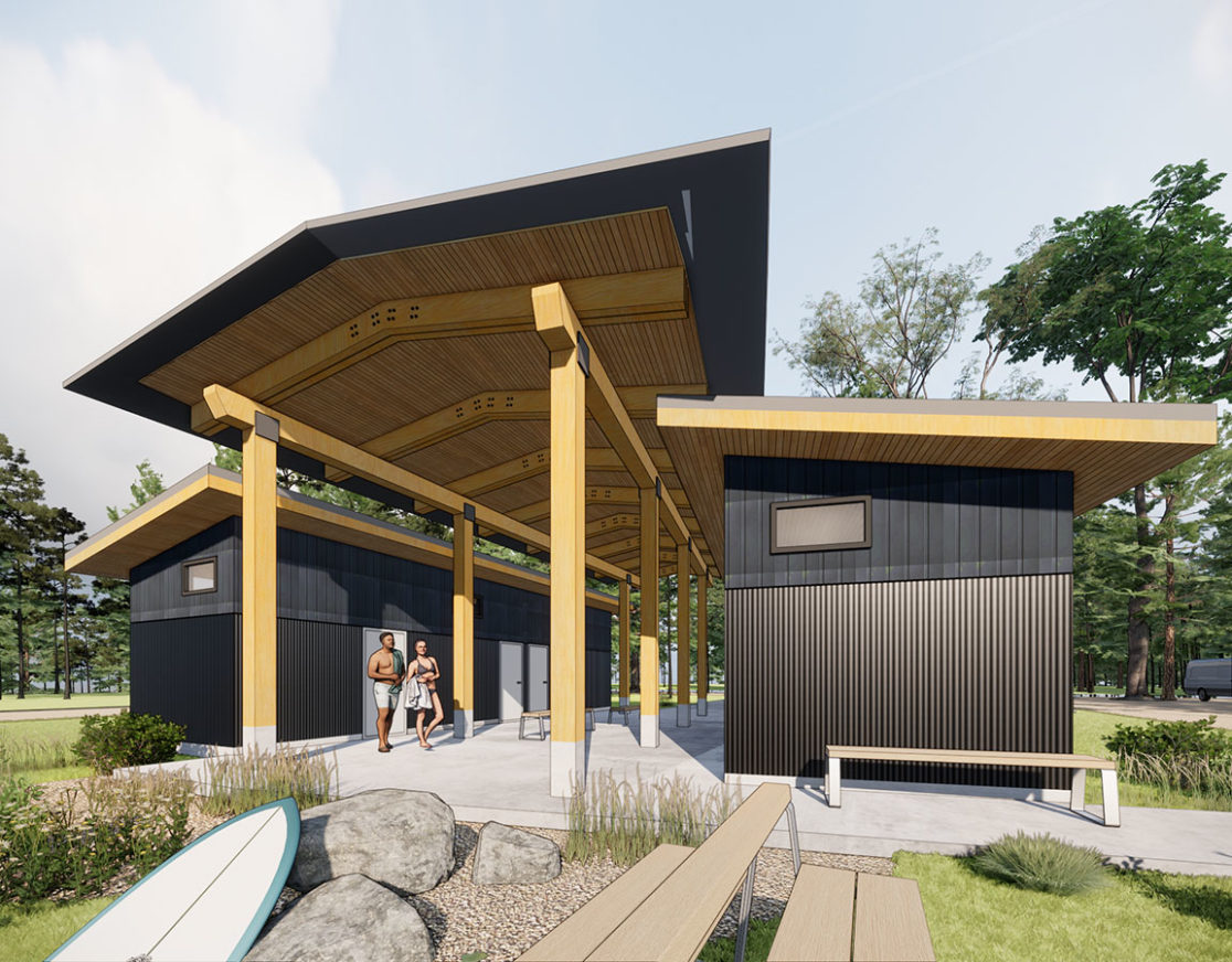 Tofino Campground Facilities > - ALTFORMA Architecture